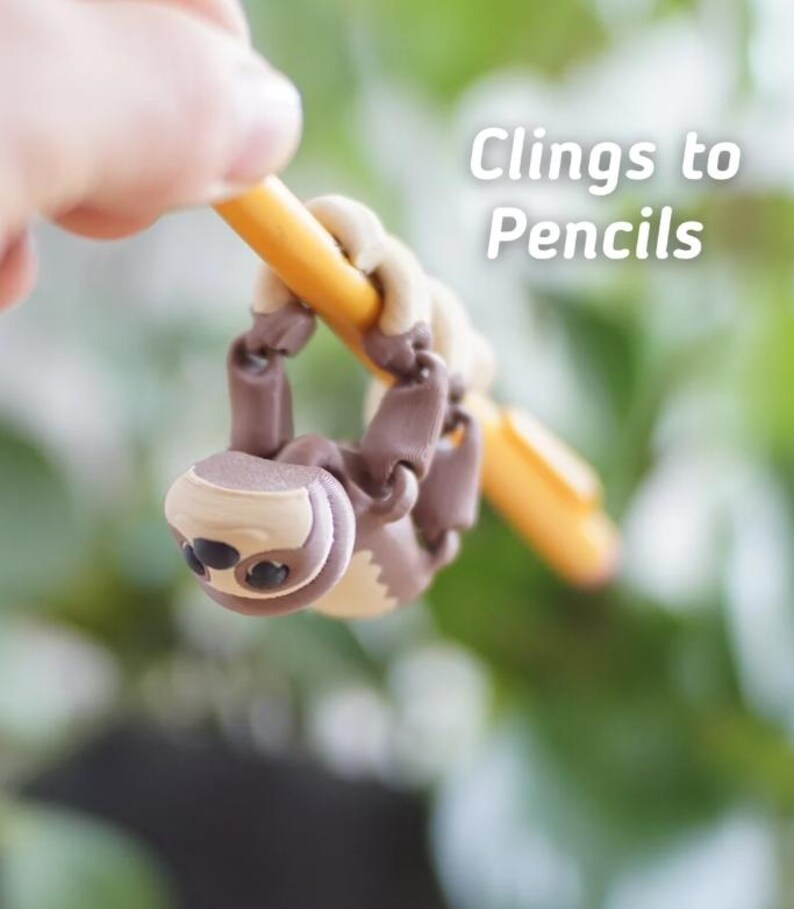 Slinky Sloth – Articulated 3D Printed Sloth Toy | Relaxing Desk Pet ...