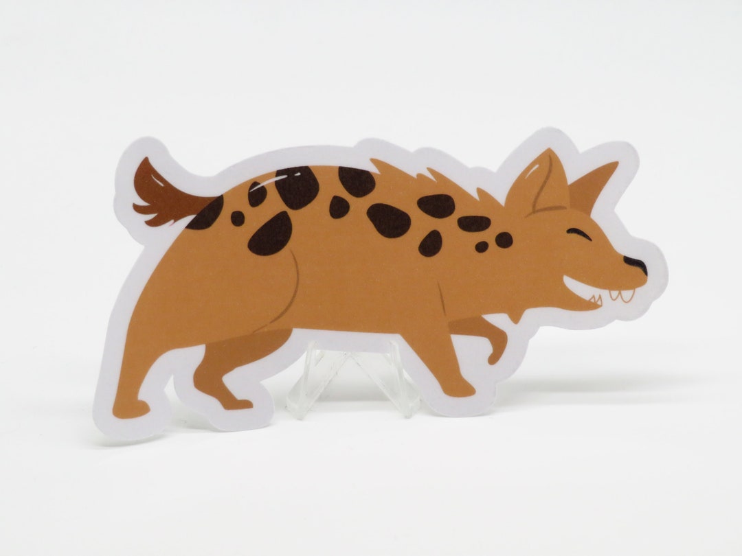 Hyena Sticker for Laptops, Water Bottles, Journals and Scrapbooks ...