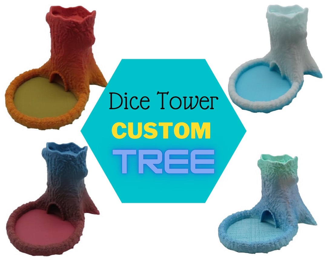 Custom Tree Dice Tower by Vera's Arts & Dice - Unique RPG Accessories ...