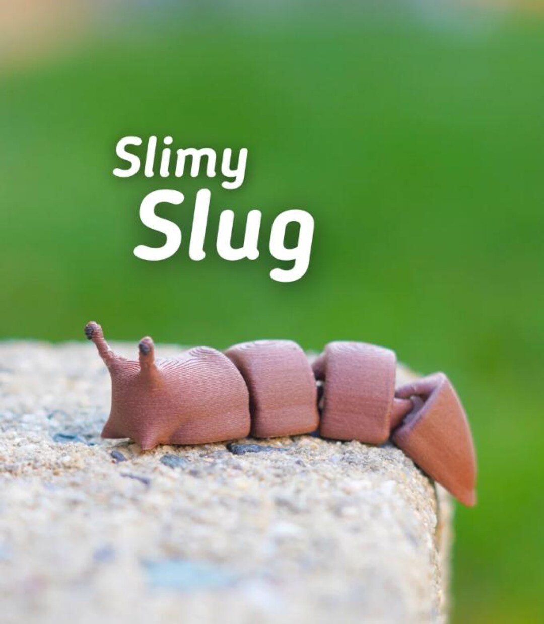 Slimy Slug – Articulated Wiggly 3D Printed Slug Toy | Fidget and ...