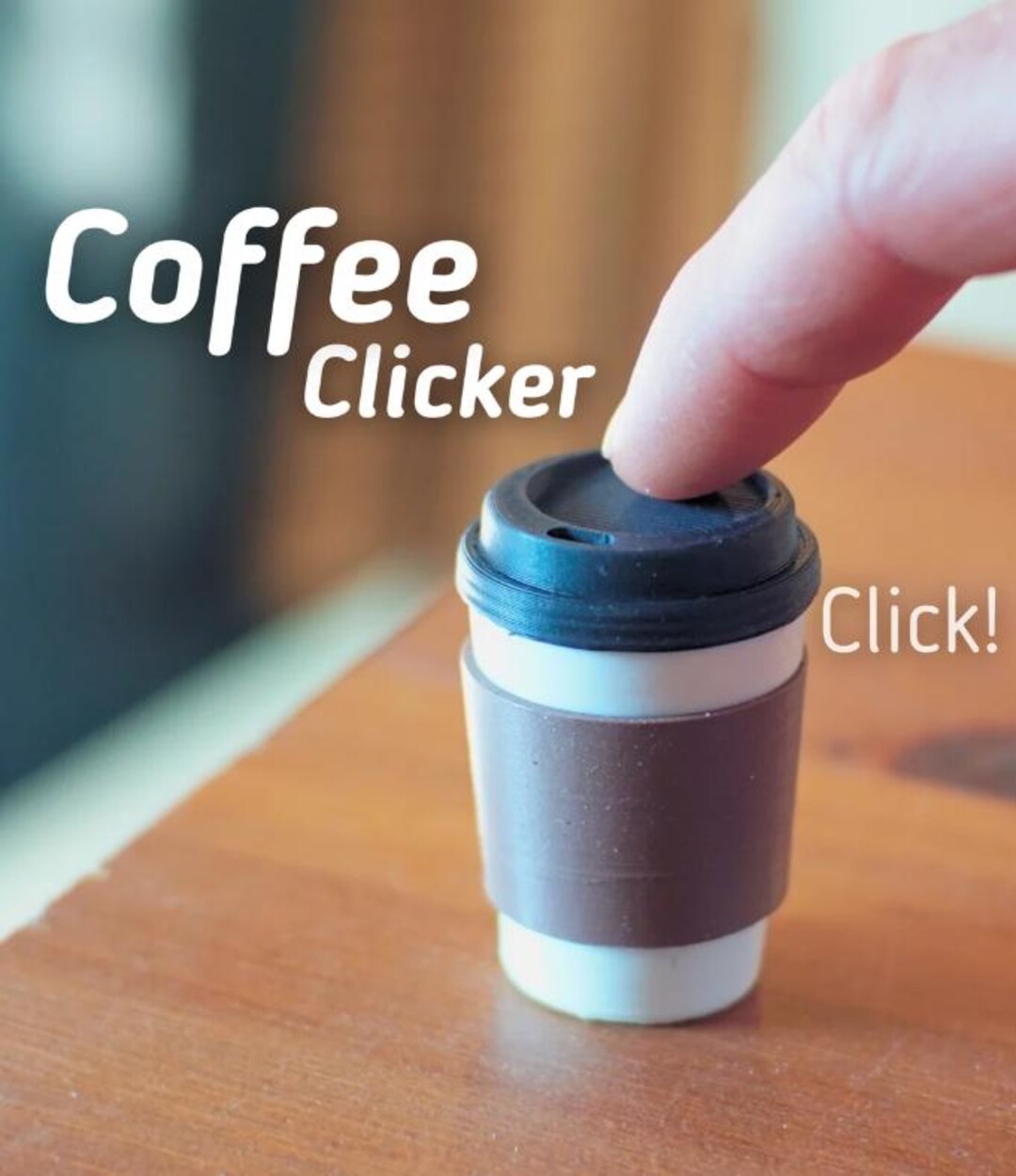 Coffee Clicker – 3D Printed Articulated Coffee Cup Fidget Toy | To-go ...