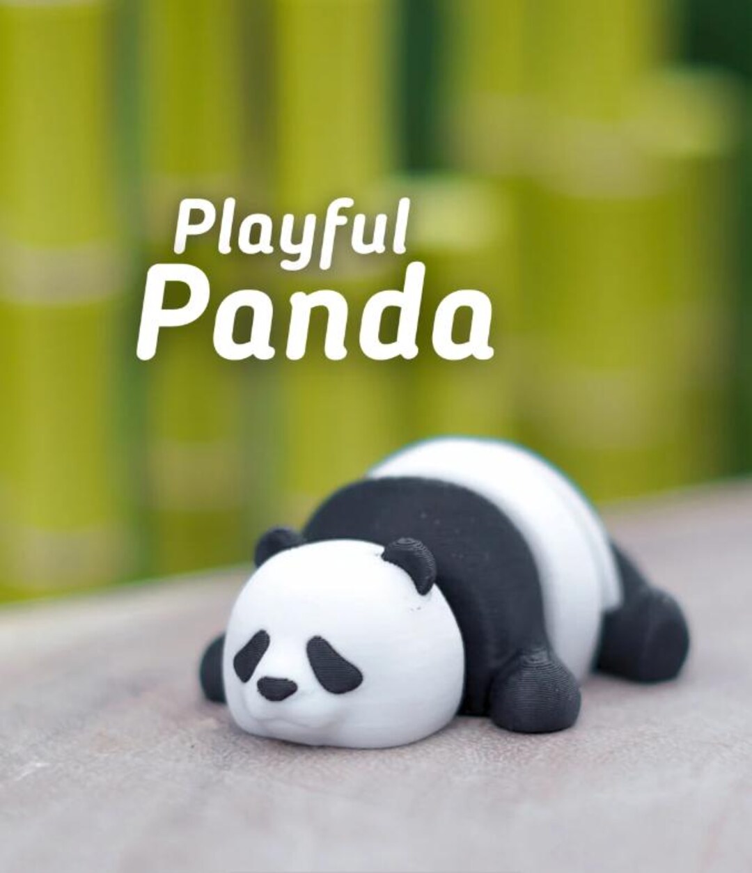 Playful Panda – Articulated 3D Printed Panda Fidget Toy | Desk Pet ...