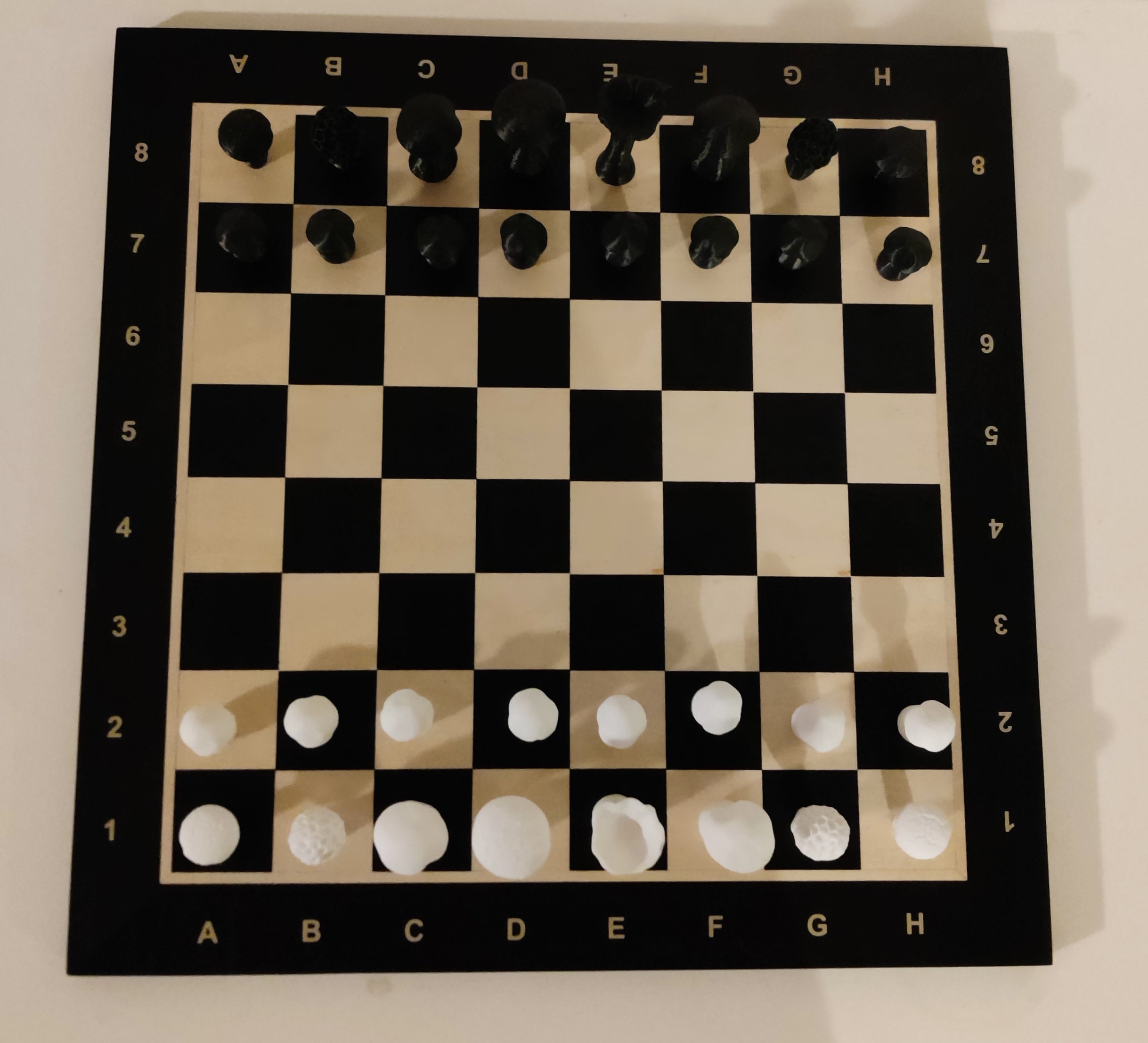 Enchanted Mushroom Chess Pieces Set | Fantasy Chess Set by Vera's Arts ...
