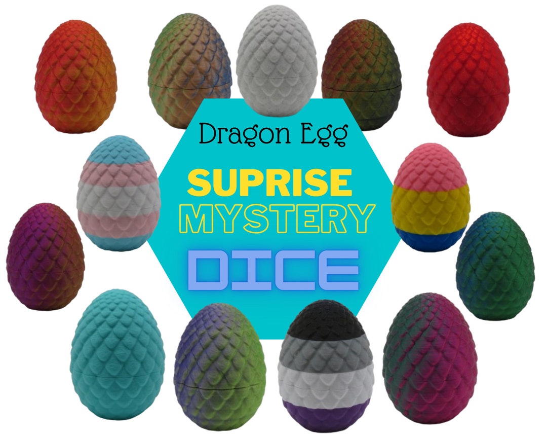 Dragon Egg With Mystery Dice by Vera's Arts & Dice - Perfect for ...