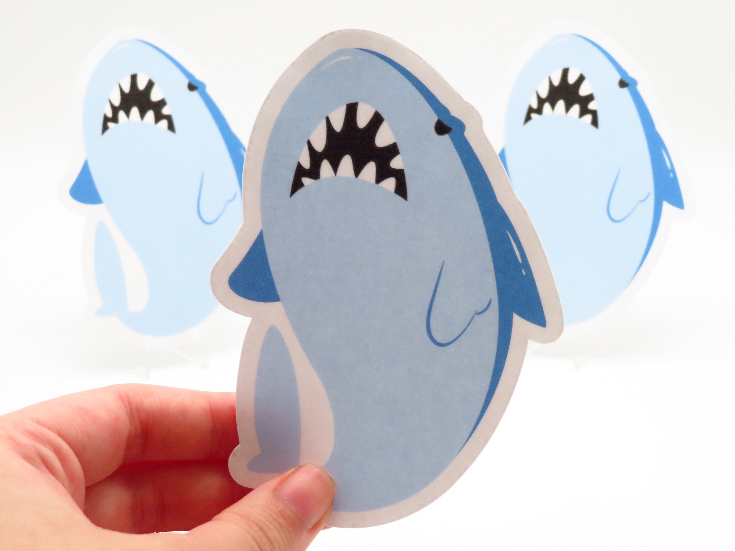 Blahaj Sticker Wild Animals Stickers Laptop Water Bottle Bullet Journal ...