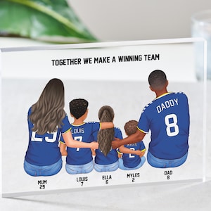 Fathers Day Football Gift, Fathers Day Print, Personalised Fathers Day ...