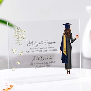 Islamic Graduation Gift | Graduation Print With Arabic Quote | Muslim ...