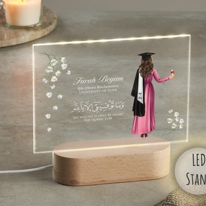 Muslim Graduation Gift, Any Year Personalised Graduation Gift for Her ...