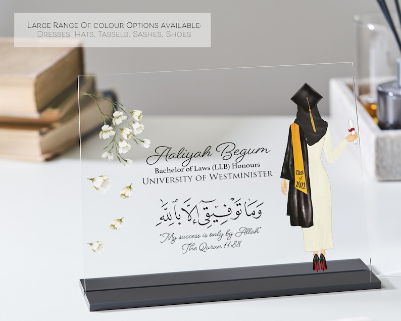 Islamic Graduation Gift Graduation Print With Arabic Quote - Etsy