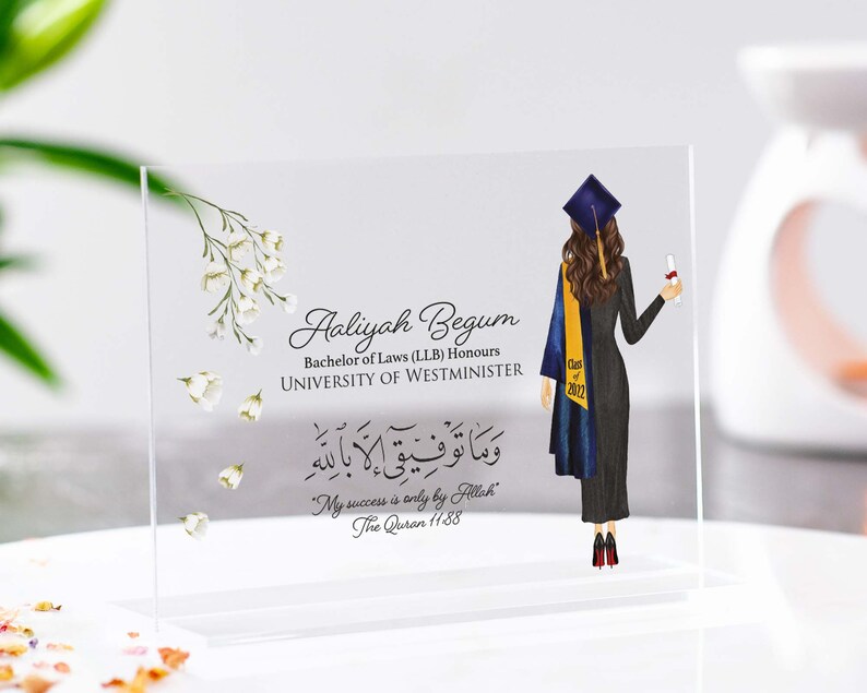 Islamic Graduation Gift Graduation Print With Arabic Quote - Etsy