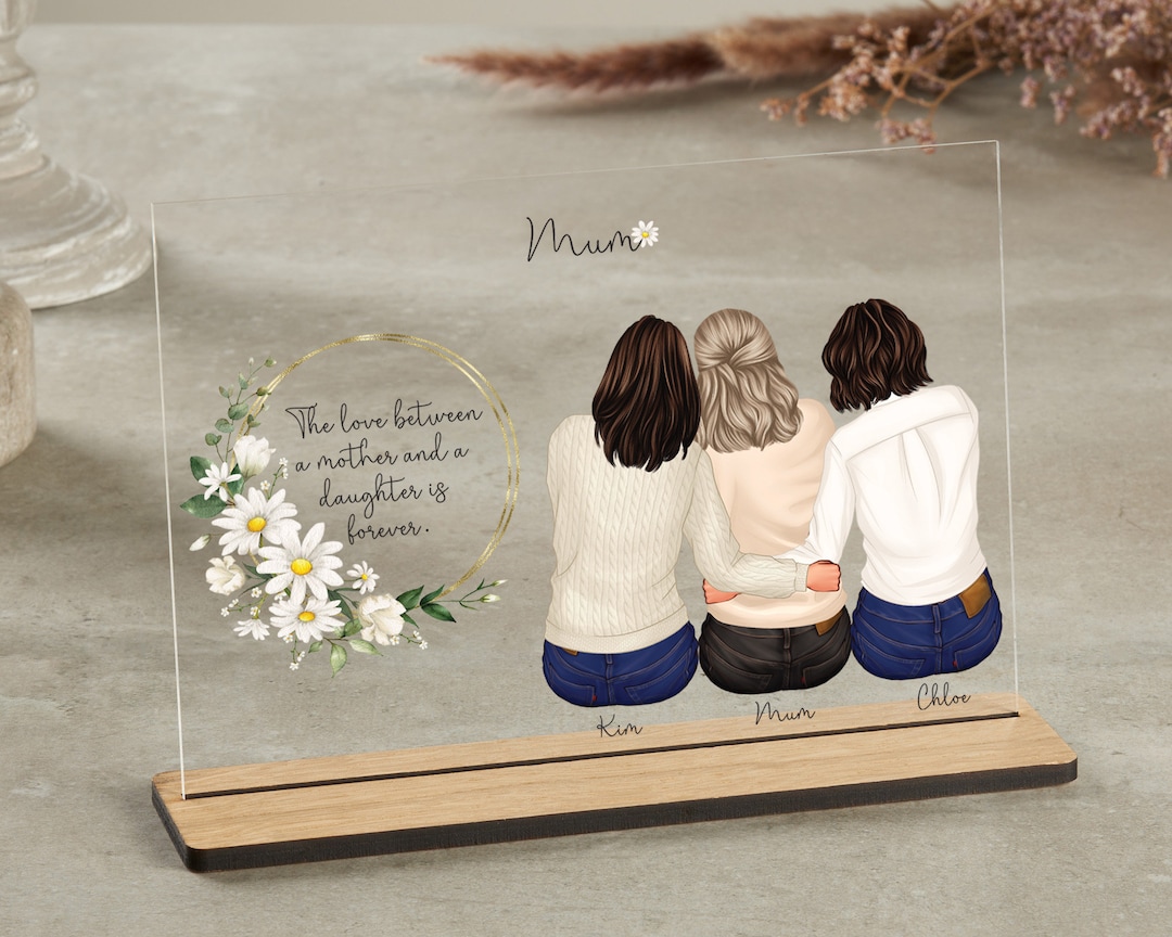 Unique Gift for Mum, Gift From Daughters, Personalised Present for Mum ...