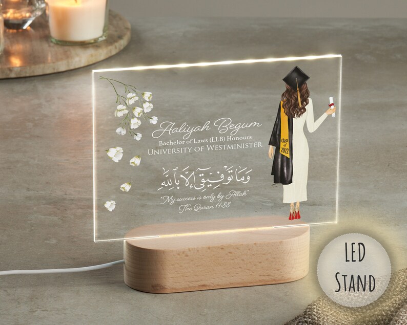 Islamic Graduation Gift Graduation Print With Arabic Quote - Etsy