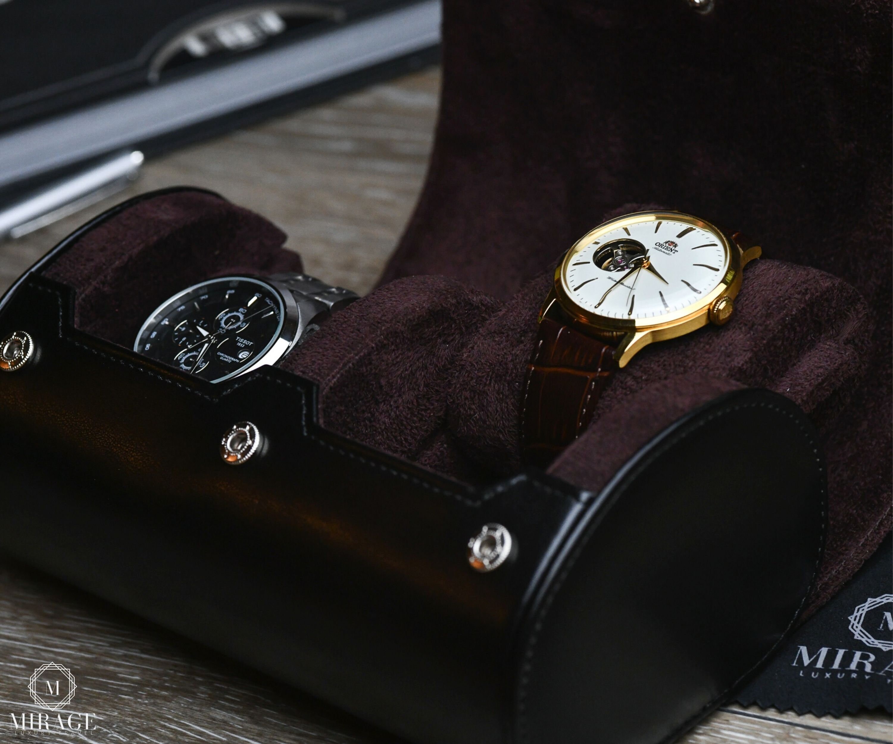 2 Watch Case for Men Watch Travel Case Organizer Storage and | Etsy