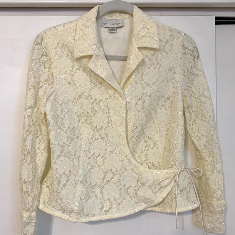 White Evening Jacket - Etsy