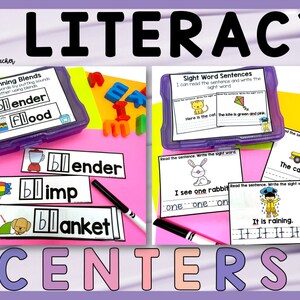 Low Prep April Task Cards Centers Kindergarten Literacy and Math ...