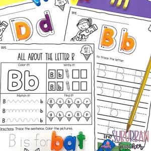 Kindergarten Readiness Preschool Summer Review Packets Teacher and ...