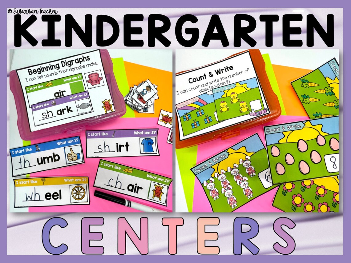 Low Prep April Task Cards Centers Kindergarten Literacy and - Etsy