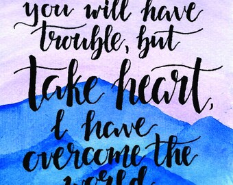 Hand Lettered Scripture DIGITAL DOWNLOAD Psalm 90:2 - Etsy