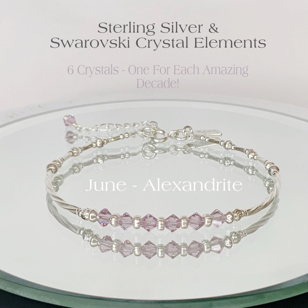 60th Birthday Gifts for Women, Alexandrite Jewelry, June Birthstone ...