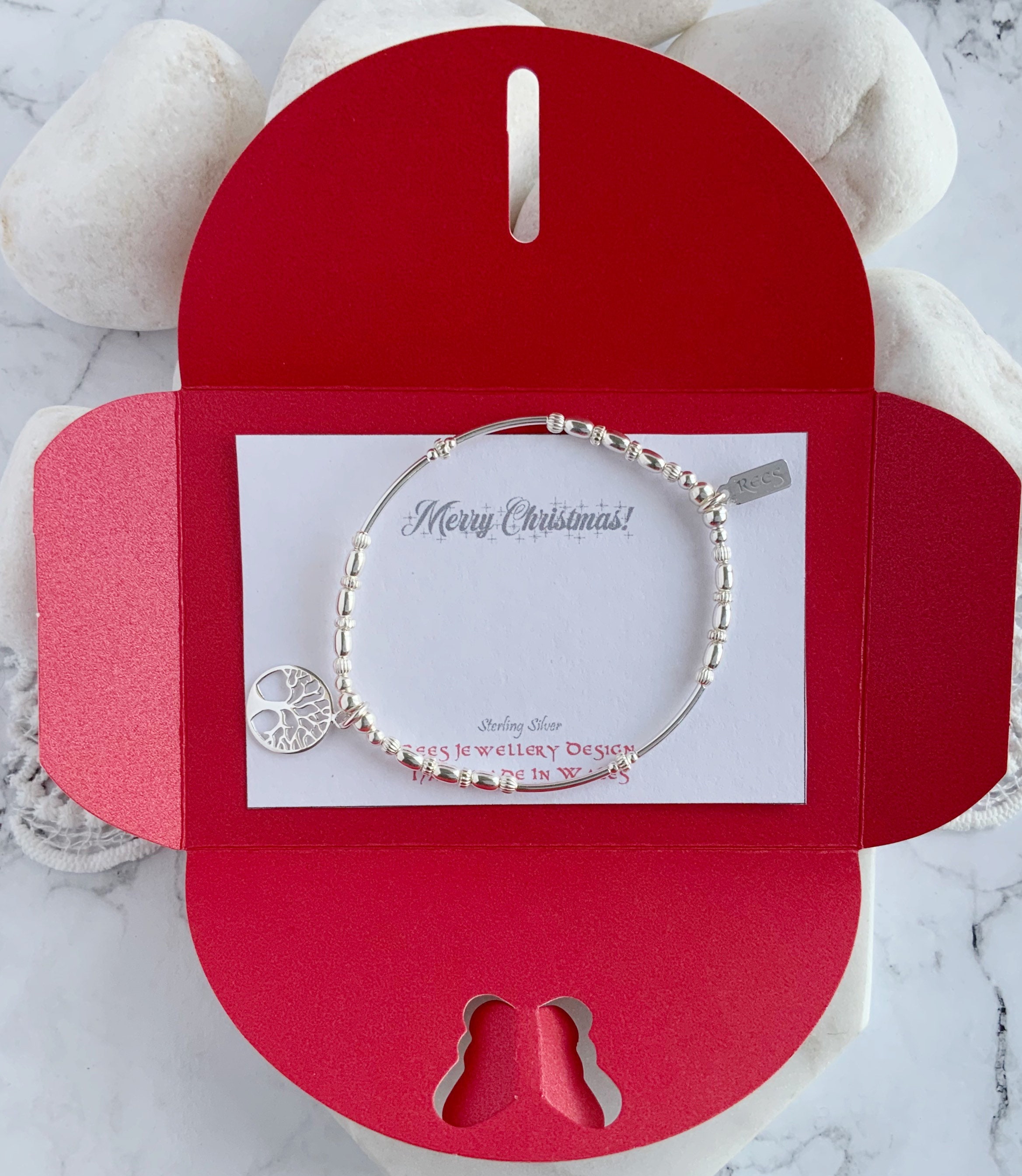 Family Tree of Life Bracelet Sterling Silver Beaded Stretch - Etsy