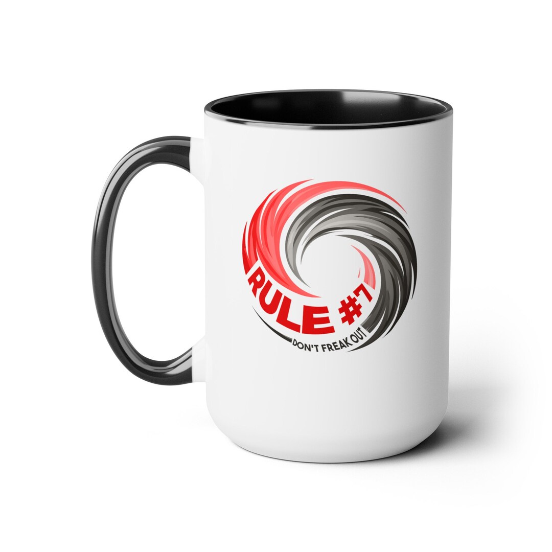 Rule 7 Football Pewter and Red Round 2024 Logo Large Coffee Mug - Etsy