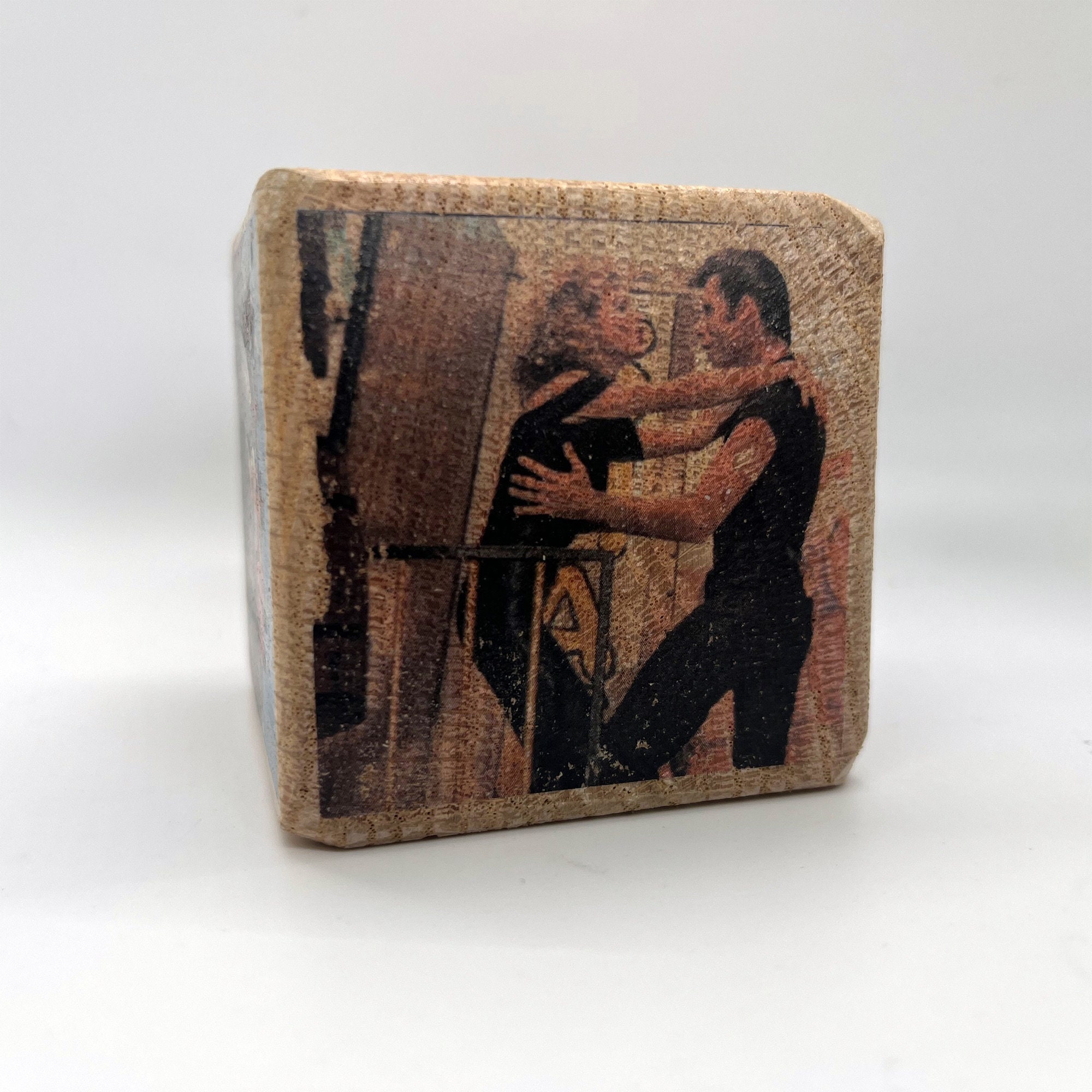 Grease Movie Wood Block – Handmade 50s Retro Wall Art, Musical Film ...