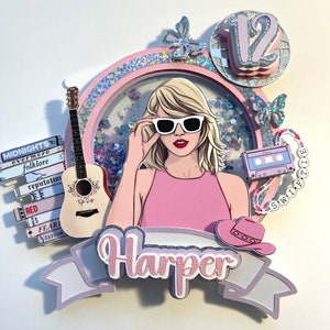 Eras Cake Topper , Swiftie Theme Birthday Party, Eras Birthday Decor ...