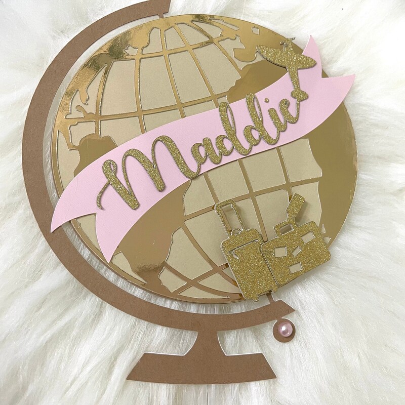 Travel Cake Topper - Etsy