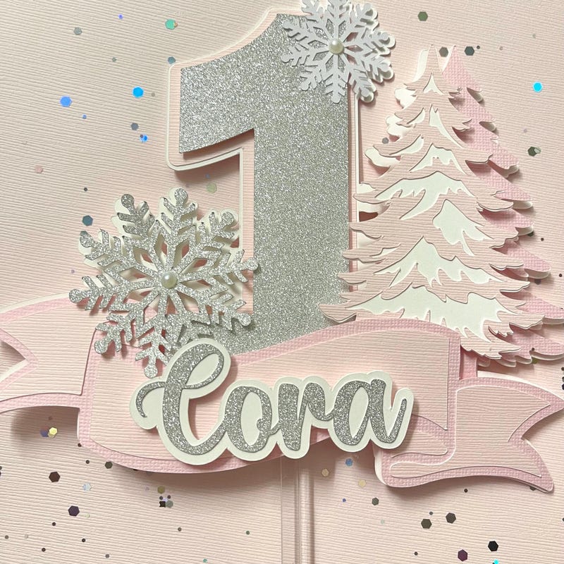 Winter Cake Topper - Etsy