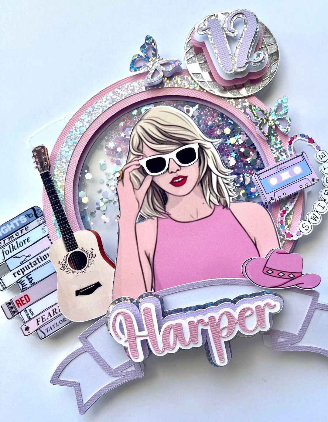 Pop Star Cake Topper, Era Cake Topper , Pop Star Theme Birthday Party ...