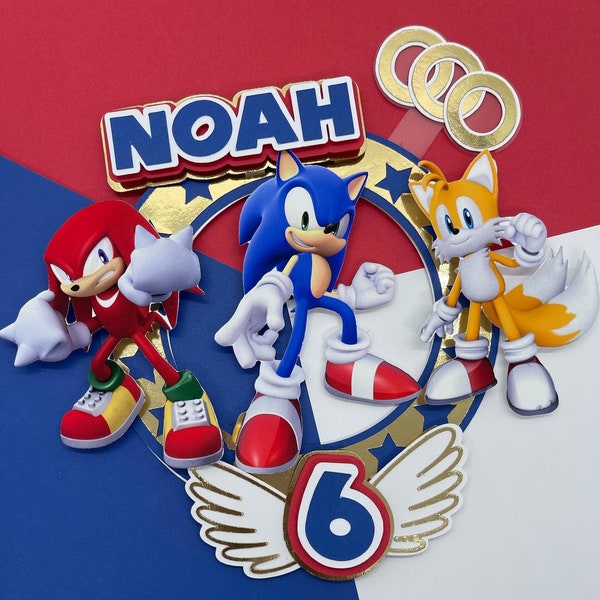 Knuckles Cake Topper - Etsy