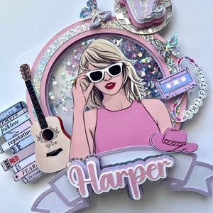 Eras Cake Topper , Swiftie Theme Birthday Party, Eras Birthday Decor ...