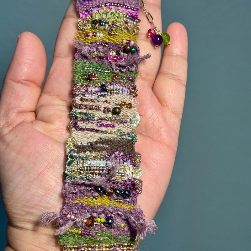 Textile Art Jewelry - Etsy