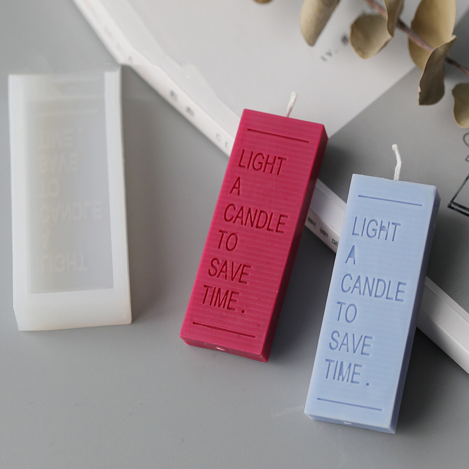 Square Letter Candle Resin Mold Aromatherapy Candles - Etsy