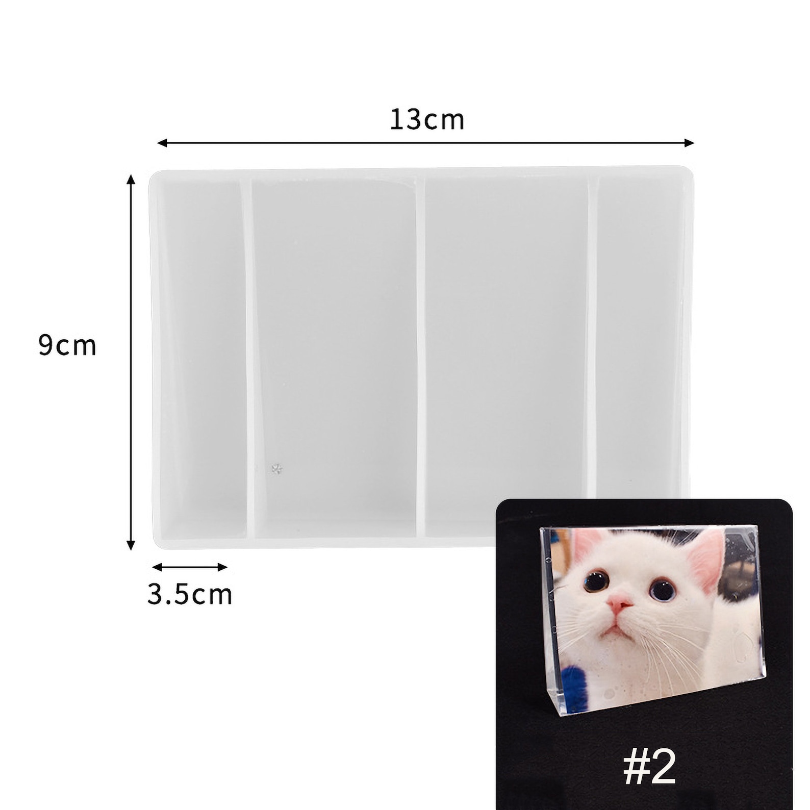 Photo Frame Resin Mold Rectangle Picture Frame Heart Jewelry - Etsy