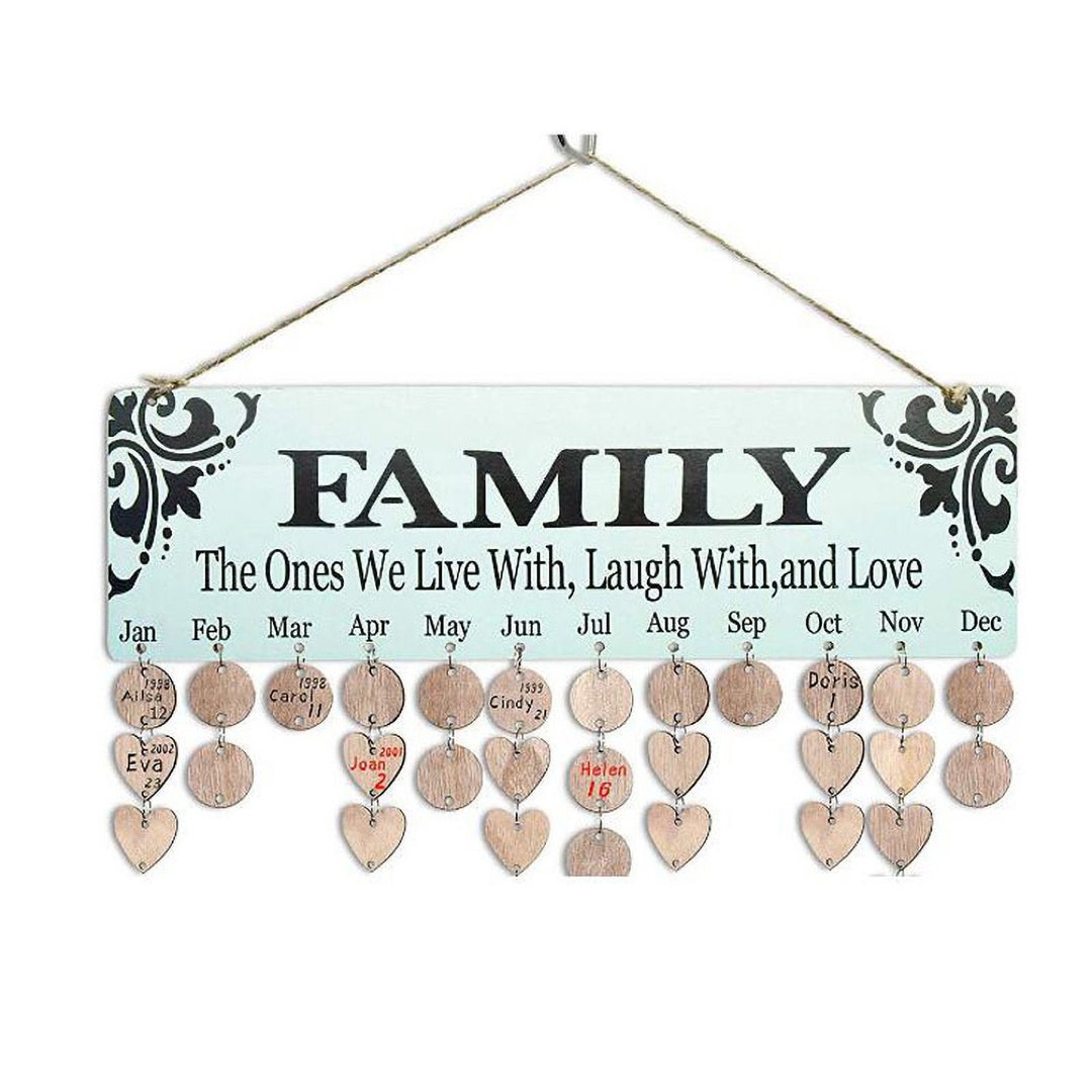 Wall Calendar Mold Resin, Wall Hanging Silicone Molds, Home Decoration ...