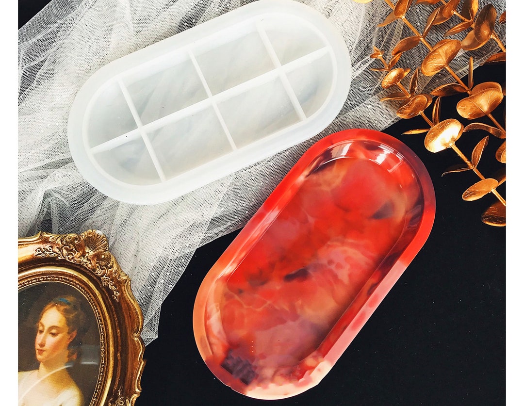 Oval Dish Resin Mold Round Plate Silicone Mold Dish Soap - Etsy