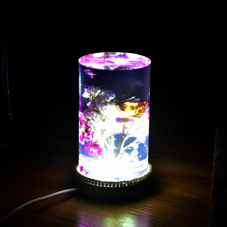 Hexagonal Cylinder Night Light Resin Mold Night Light Lamp | Etsy Australia