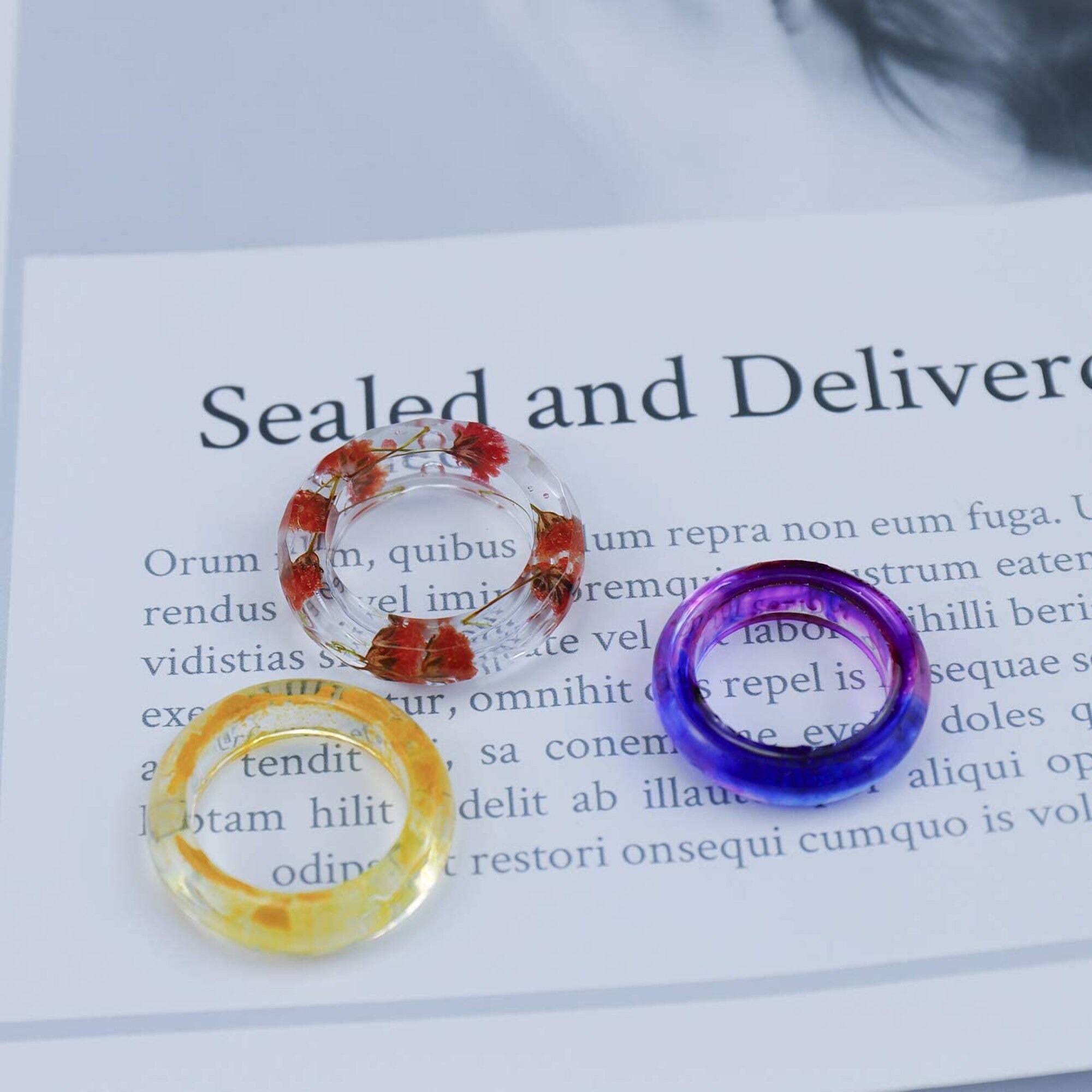 14 Cavities Ring Resin Mold Circle Silicone Mold Round Jewelry | Etsy