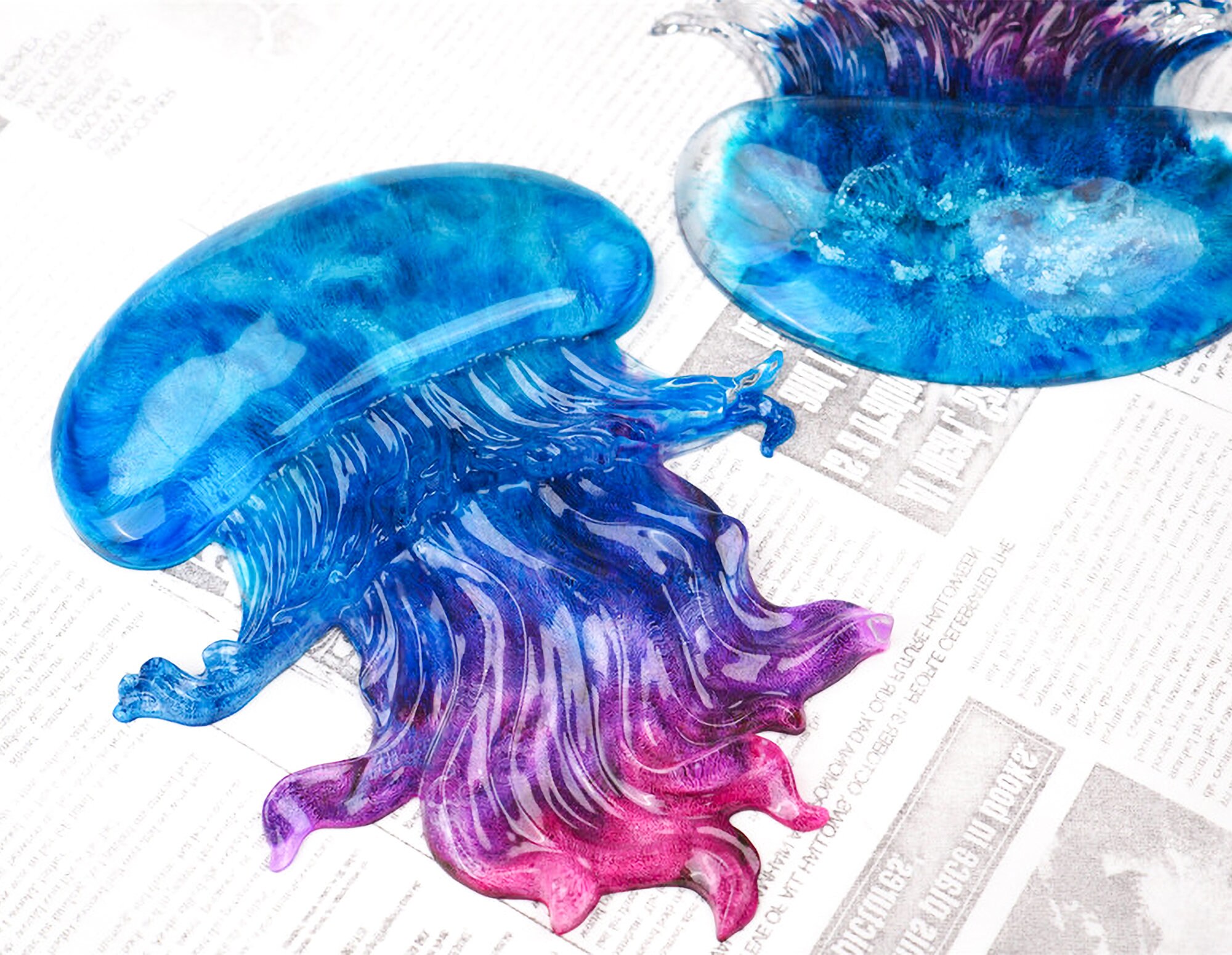 Jellyfish Resin Moldsocean Silicone Mold Silicone Marine | Etsy