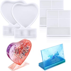 Photo Frame Resin Mold, Rectangle Picture Frame, Heart Jewelry Handmade ...