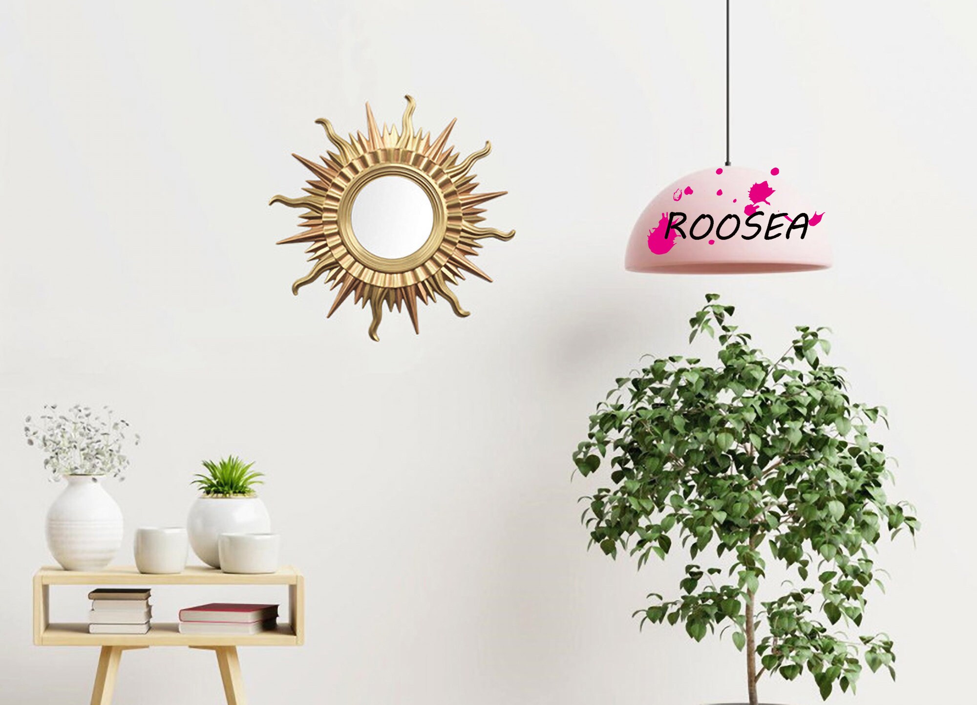 Mirror Mold Creative Sun Shape Wall Mirror Resin Mold Makeup - Etsy