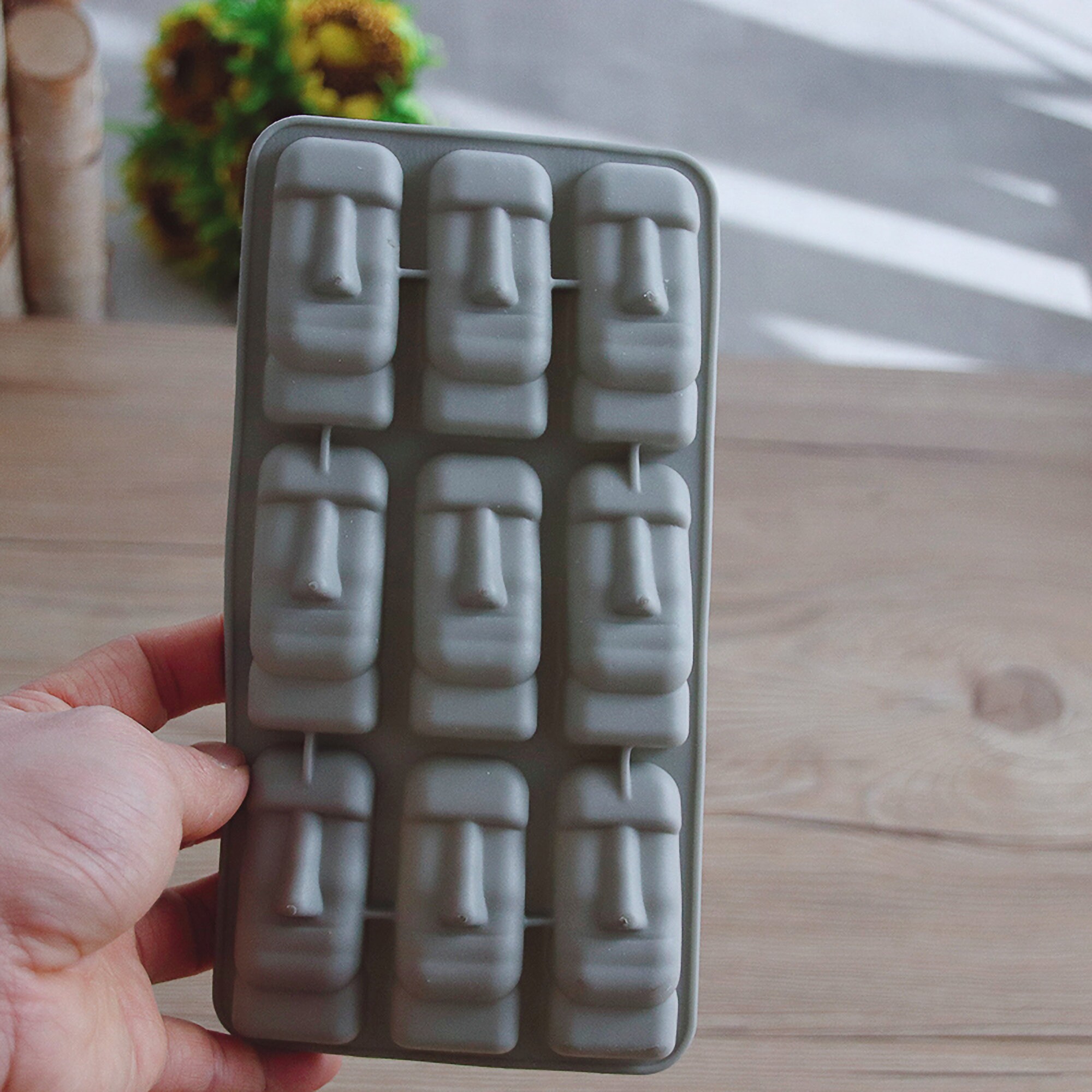 Easter Island Moai Head Mold Ice Cube Scented Candle - Etsy