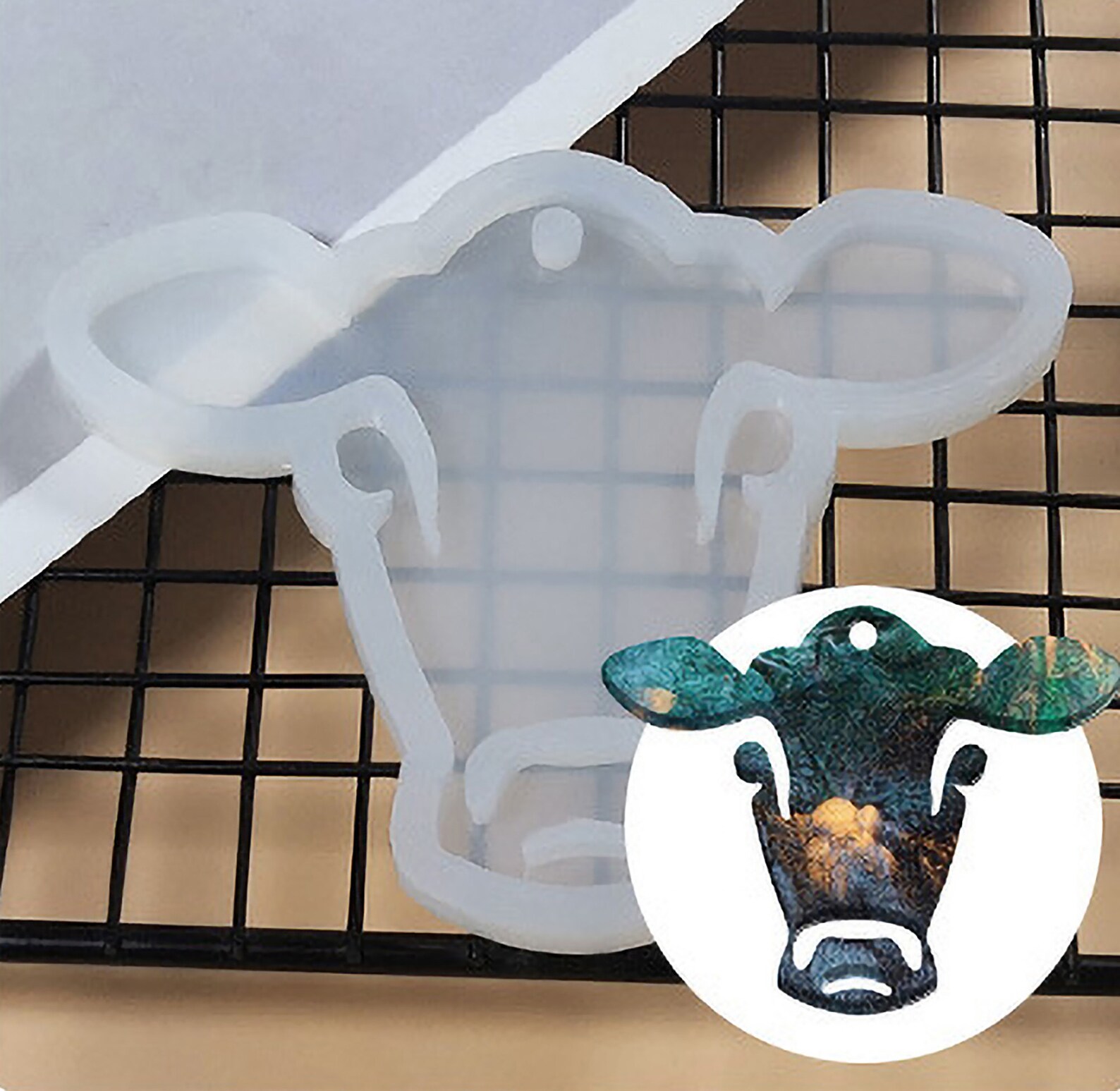 Small Bull Head Resin Mold Bull Head Mold Silicone Cow - Etsy