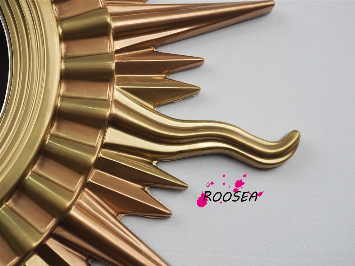 Mirror Mold Creative Sun Shape Wall Mirror Resin Mold Makeup - Etsy