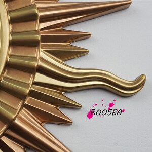 Mirror Mold, Creative Sun Shape Wall Mirror Resin Mold, Makeup Mirror ...