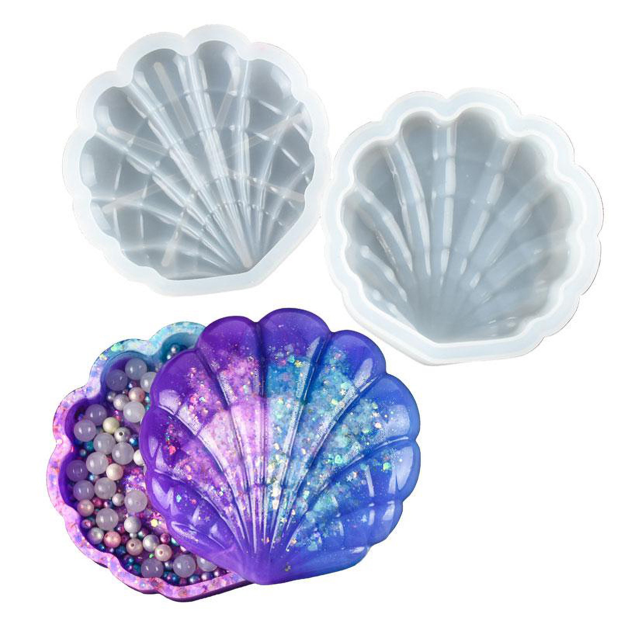 Sea Shell Box Resin Mold Shell Mold for Silicone Shell - Etsy
