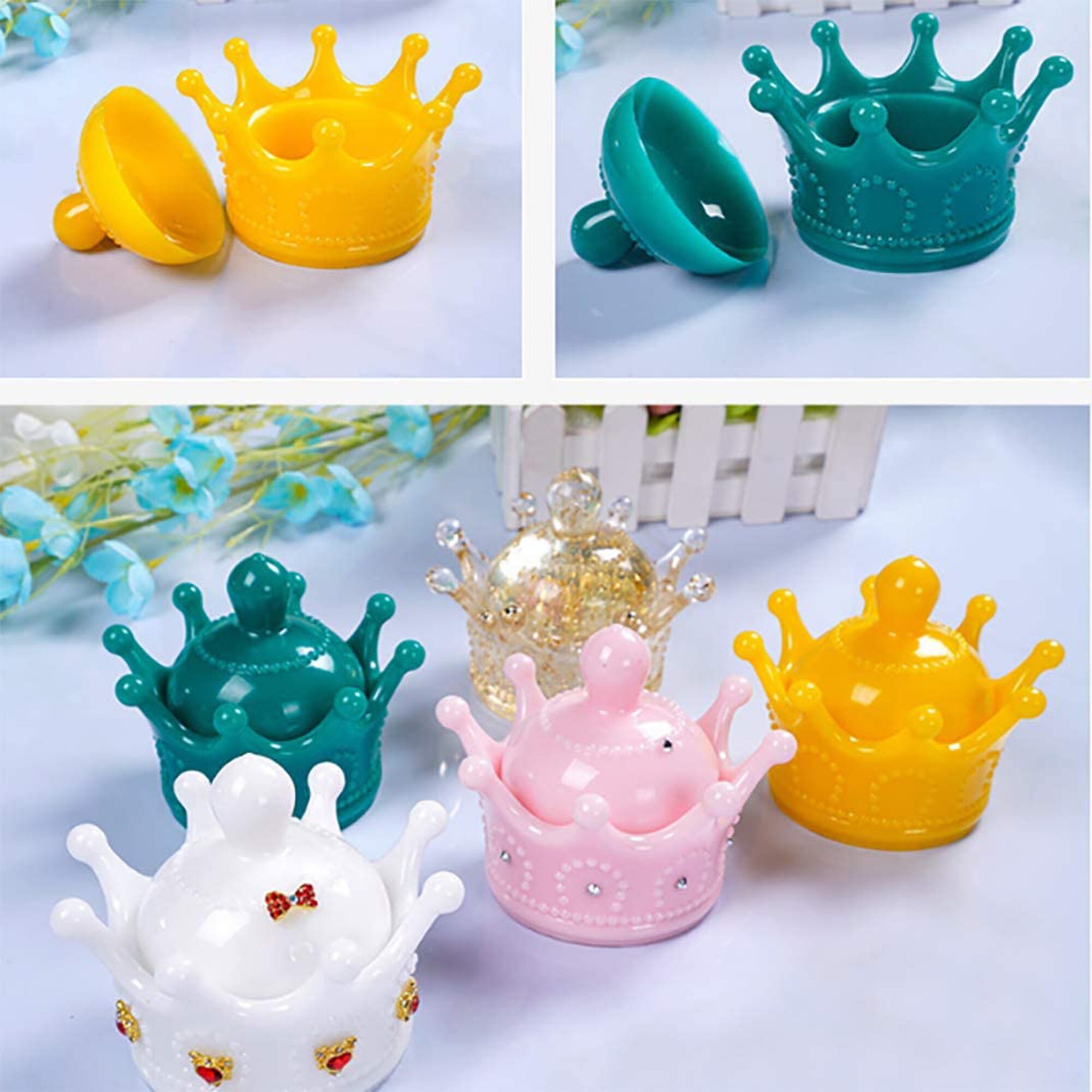 New Crown Resin Mold Crown Jewelry Box Cosmetic Storage Box - Etsy