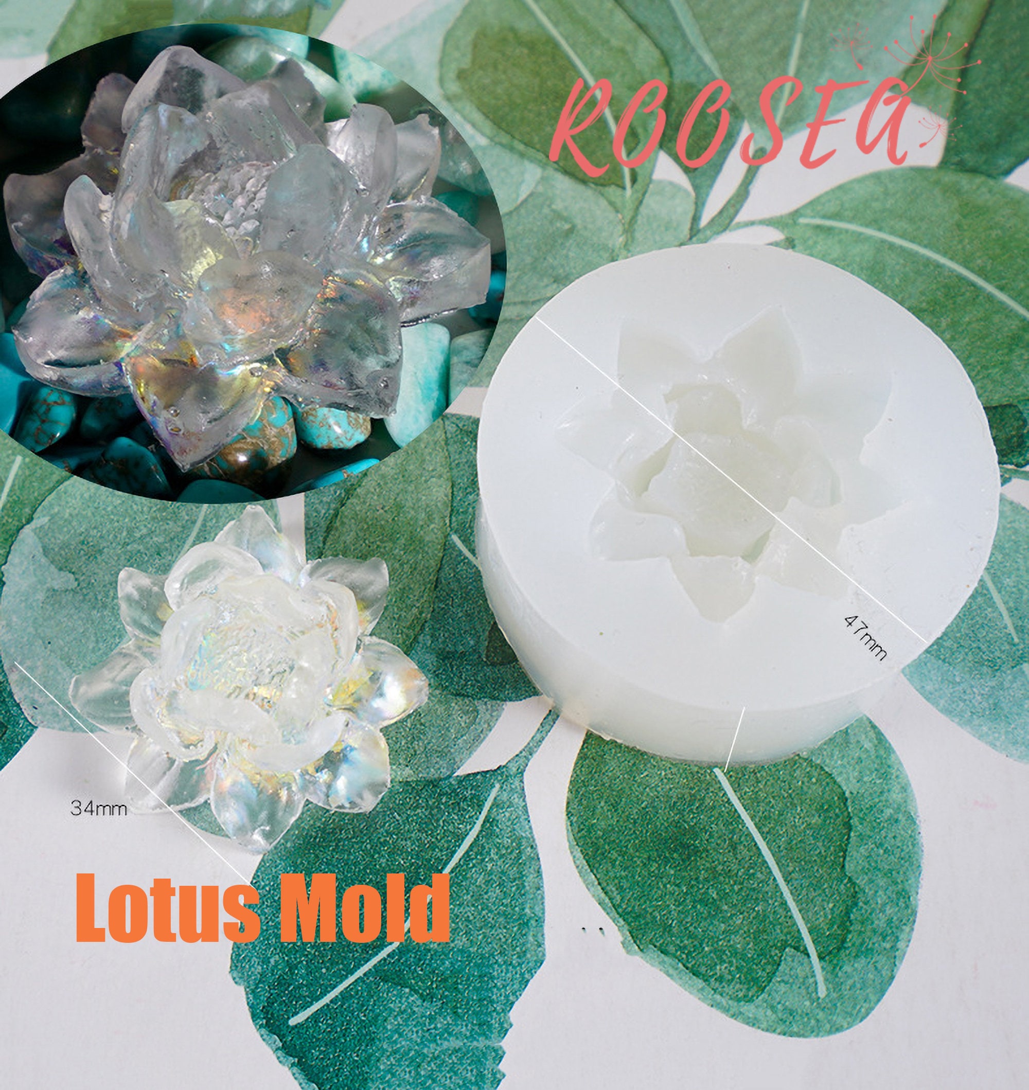 Koi Fisch Resin Gießform Fisch SilikonForm Micro Landschaft | Etsy