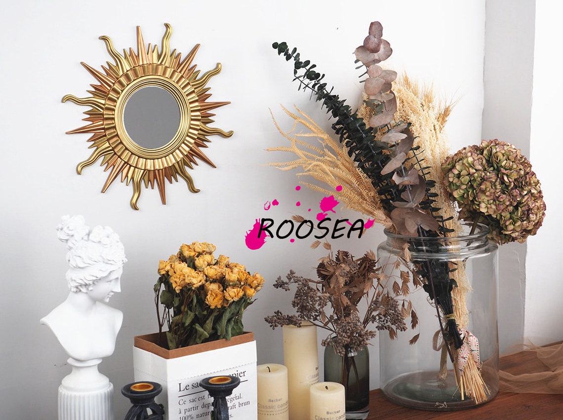 Mirror Mold Creative Sun Shape Wall Mirror Resin Mold Makeup - Etsy